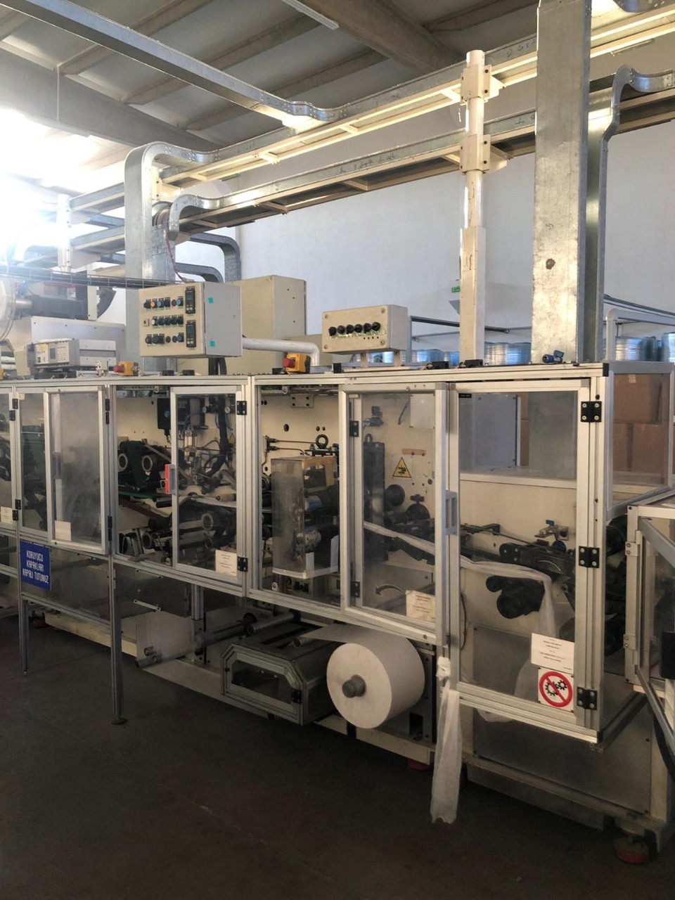 GDM Sanitary Napkin Machine with Amotek bagger is on Sale